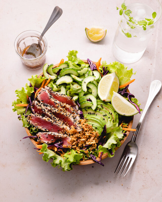 Recette de la Salade Ahi Tuna : Fraîcheur et Saveurs Exotiques | hellonélo