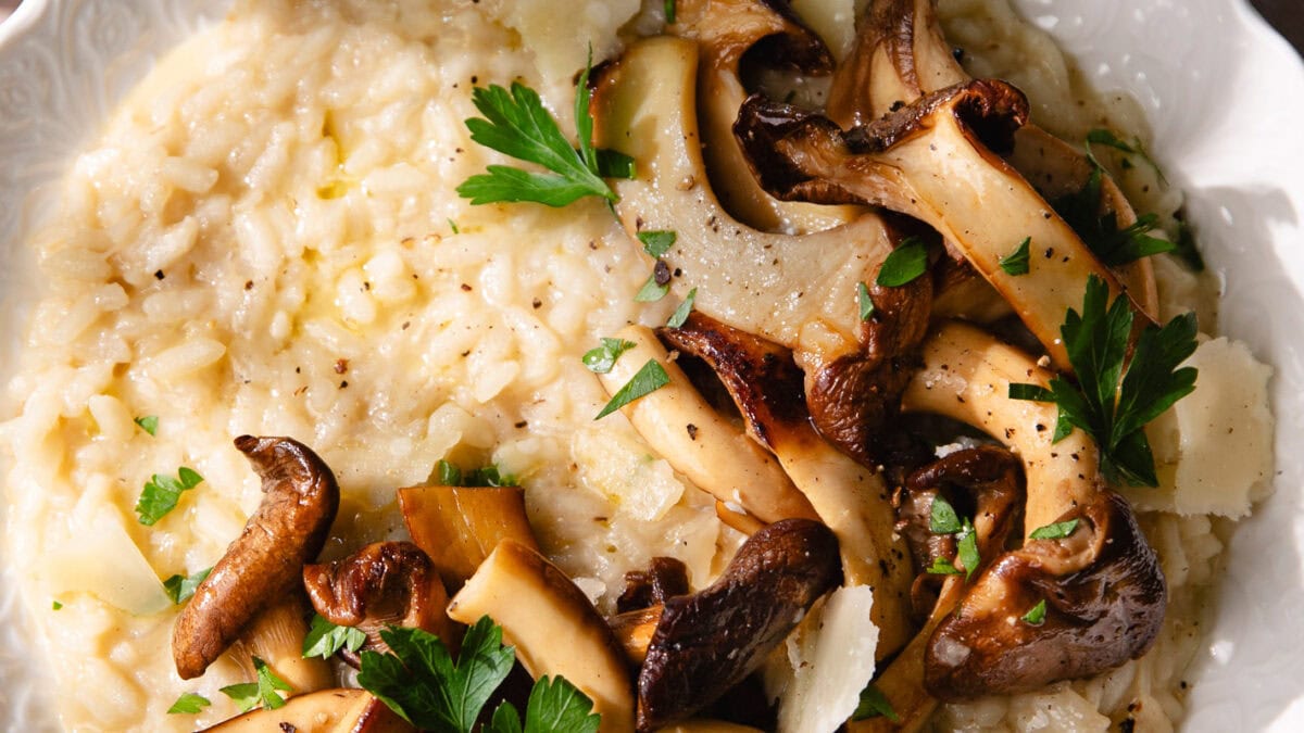 Risotto aux Pleurotes Crémeux : la Recette Facile | hellonélo